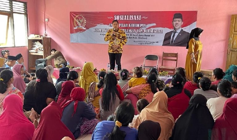 Sosialisasi Empat Pilar Kebangsaan Dave Laksono Ajak Masyarakat Jaga